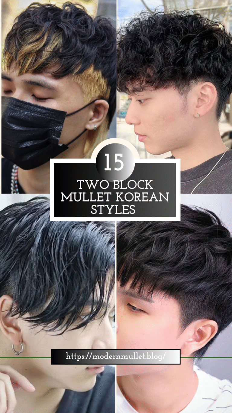 15 Estilos Poderosos De Mullet Masculino Cacheado